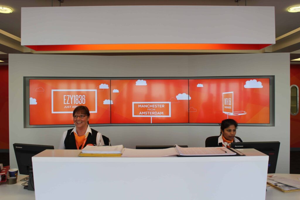 easyJet - Video Wall